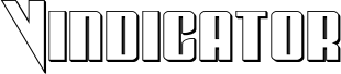 Vindicator Outline Italic font | Fonts2u.com
