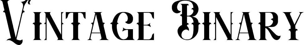 Vintage Binary font | Fonts2u.com