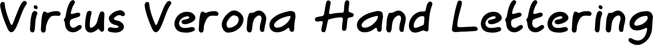 Virtus Verona Hand Lettering font | Fonts2u.com