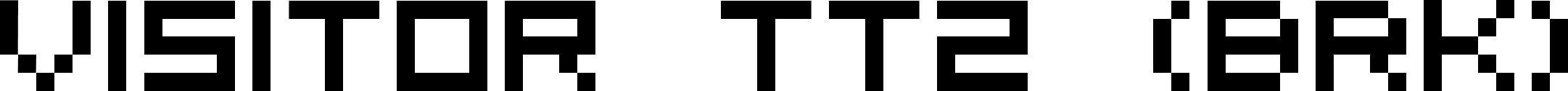 Visitor TT2 -BRK- font | Fonts2u.com