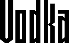 Vodka font