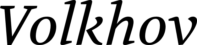 Volkhov-Italic font | Fonts2u.com