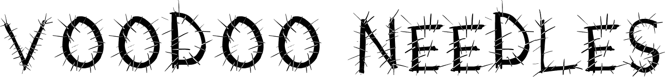 Voodoo Needles font | Fonts2u.com