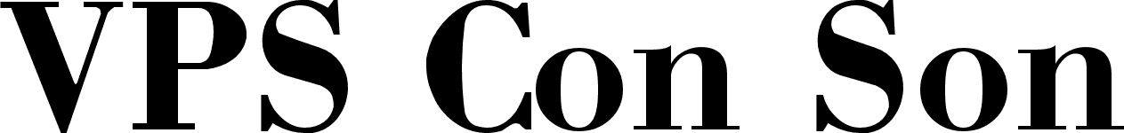 VPS Con Son Bold font