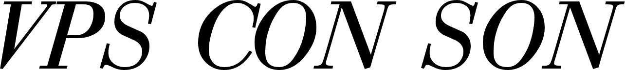 VPS Con Son Hoa Italic font