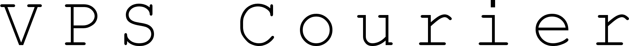 VPS Courier font