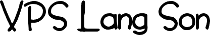 VPS Lang Son Hoa font | Fonts2u.com
