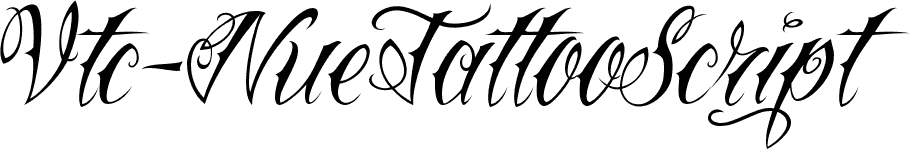 Vtc-NueTattooScript font | Fonts2u.com