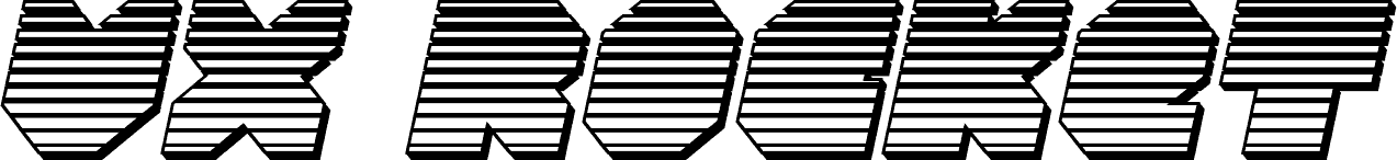 VX Rocket Chrome Italic font | Fonts2u.com