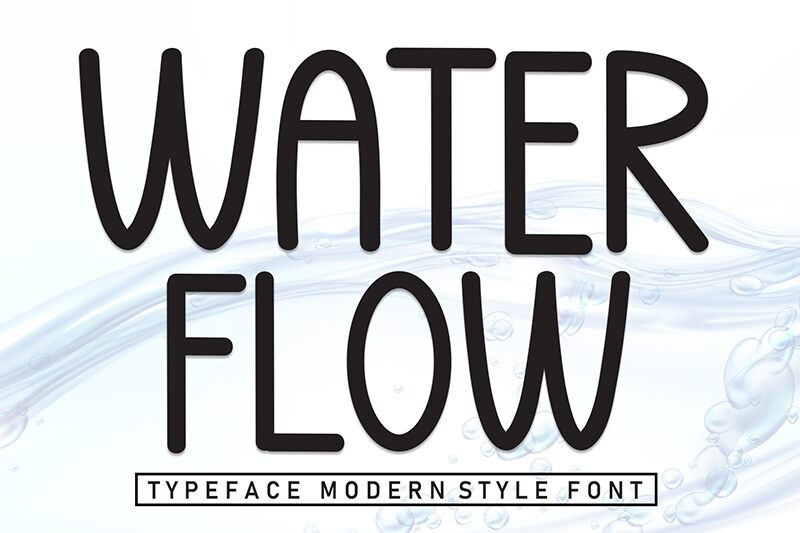 Water Flow font | Fonts2u.com
