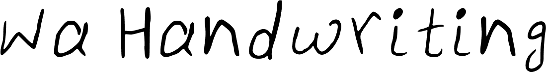 Wa Handwriting Regular font