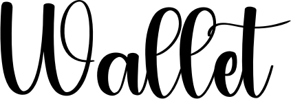 Wallet font | Fonts2u.com
