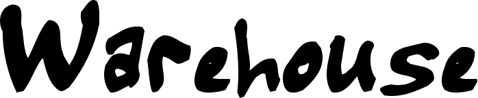 Warehouse Regular font