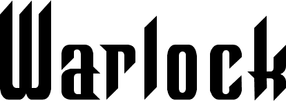Warlock Regular font | Fonts2u.com