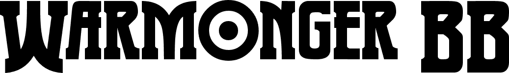 Warmonger BB font | Fonts2u.com