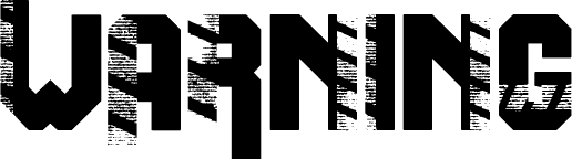 Warning font | Fonts2u.com