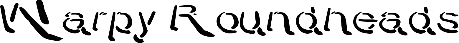 Warpy Roundheads font | Fonts2u.com