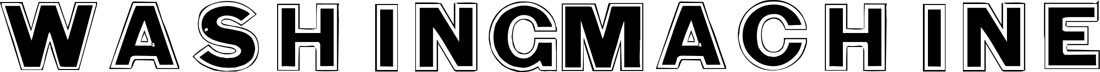 WashingMachine Closer font