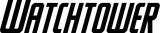 Watchtower Expanded font | Fonts2u.com