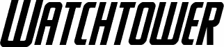 Watchtower Expanded font | Fonts2u.com