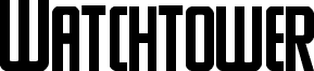 Watchtower Expanded font | Fonts2u.com