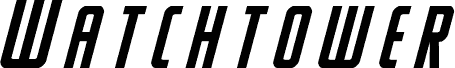 Watchtower Condensed font | Fonts2u.com