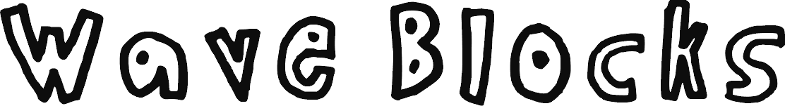 Wave Blocks Regular font | Fonts2u.com