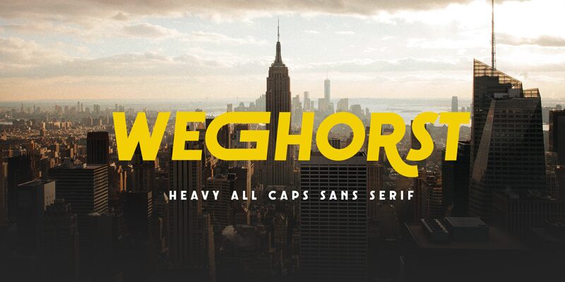 Weghorst Italic font