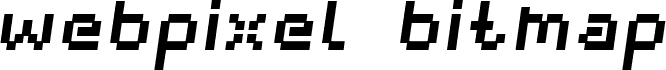 webpixelbitmap font | Fonts2u.com