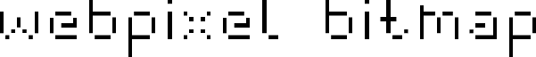 webpixelbitmap font | Fonts2u.com