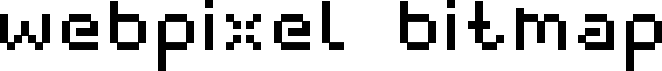 webpixelbitmap font | Fonts2u.com