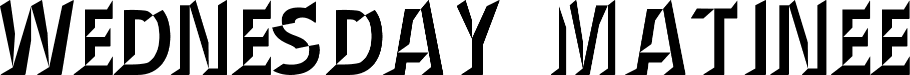 Wednesday Matinee Shadow Schriftart | Fonts2u.com