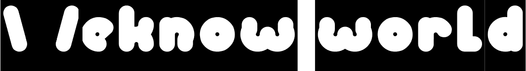 Weknow world-Inverse font | Fonts2u.com