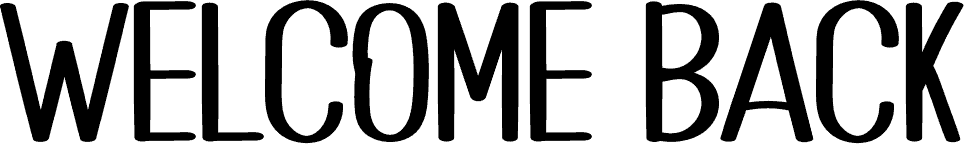 WELCOME BACK fonte | Fonts2u.com