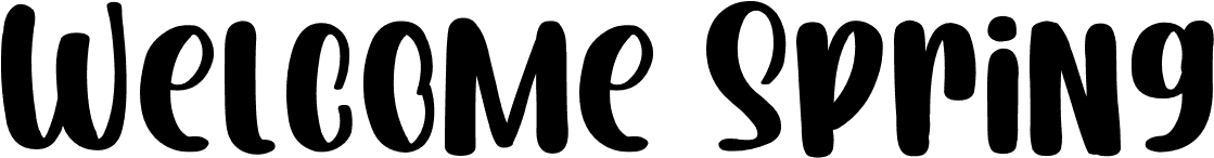 Welcome Spring font