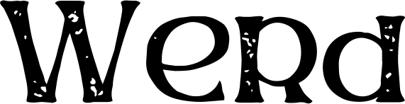 Werd Display One Texture font | Fonts2u.com