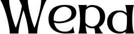 Werd Display Two Texture font | Fonts2u.com