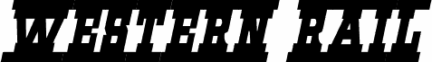 Western Rail font | Fonts2u.com
