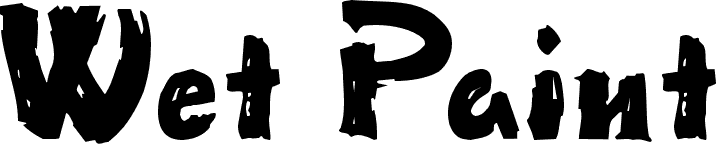 Wet Paint font