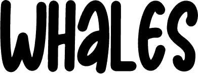 Whales font | Fonts2u.com