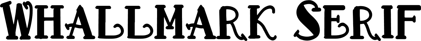 Whallmark Serif font