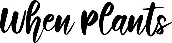 When Plants FREE font
