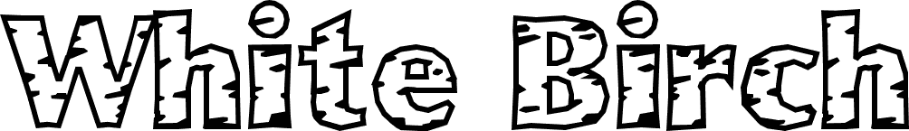 White Birch font