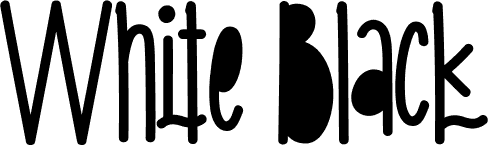 White Black Demo font | Fonts2u.com