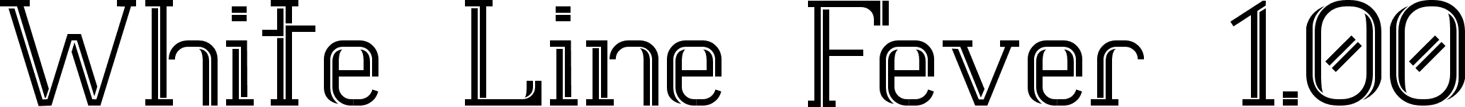 White Line Fever 1.00 font | Fonts2u.com