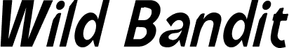 Wild Bandit Extrude Italic font | Fonts2u.com