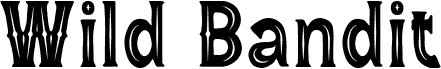 Wild Bandit Serif font | Fonts2u.com