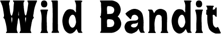 Wild Bandit Serif Hole font | Fonts2u.com