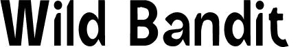 Wild Bandit Outline font
