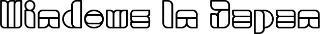 windows in japan font